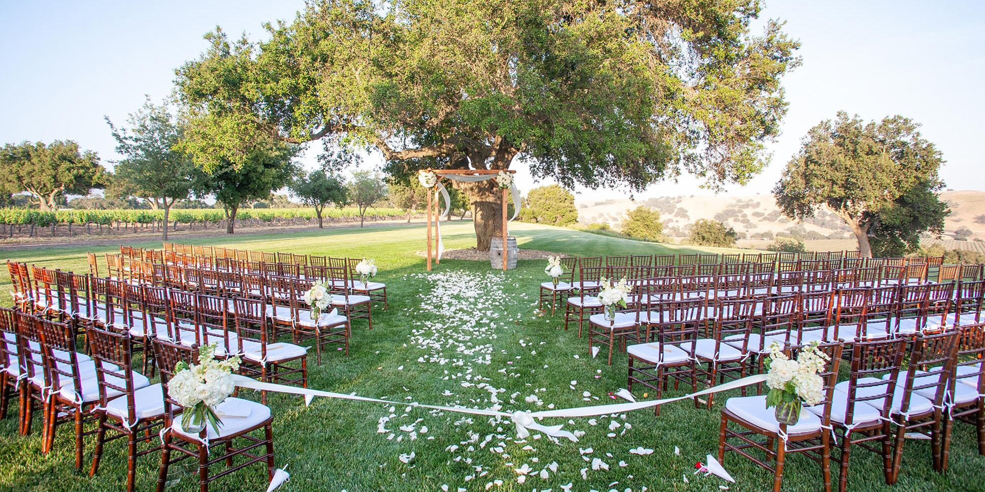 30 Iconic Outdoor Wedding Venues in California